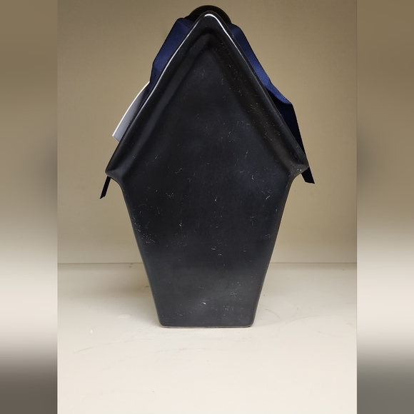 Rae Dunn | Art | New Rae Dunn Chirp Black Bird House Slanted Roof ...